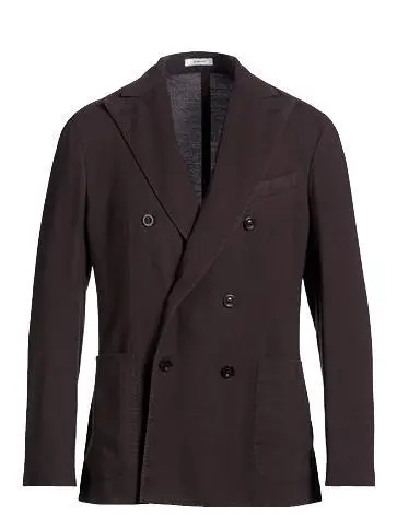 Boglioli Double-breasted Virgin Wool Blazer - Brown