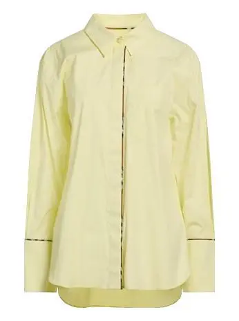 Burberry Long Sleeve Poplin Shirt - Yellow