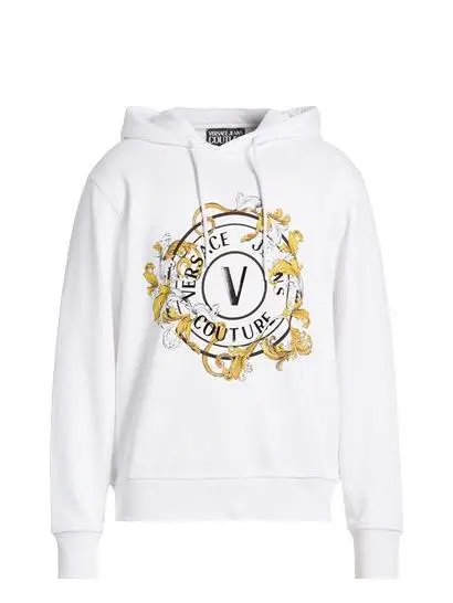Versace Sweatshirt In Cotton - White