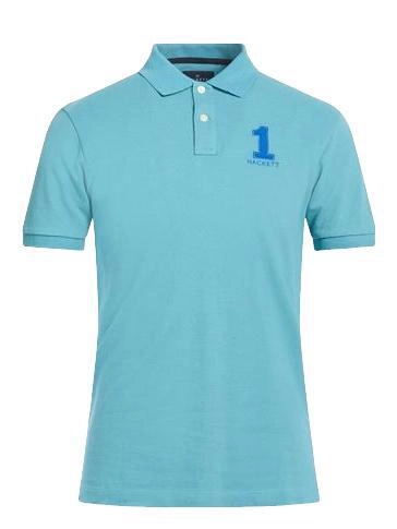 HACKETT  Polo Shirt Size Cotton - Turquoise