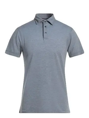 HACKETT Polo Shirt Size Wool, Cotton - Grey