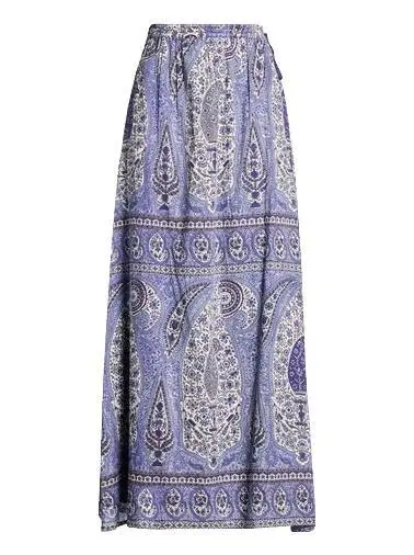 Antik Batik Maxi Cotton Skirt - Purple