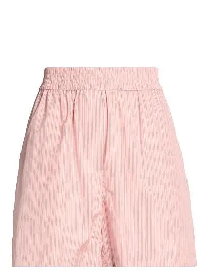 Rag & Bone Striped Cotton Shorts - Pink