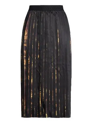 Versace Midi Pleated Skirt - Black