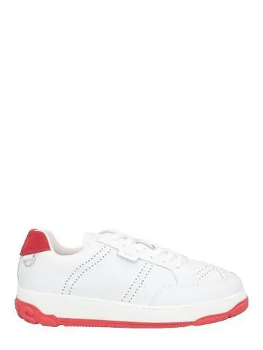 Gcds Leather Low-top Sneakers - White
