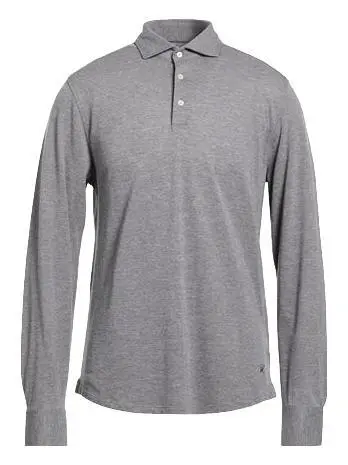 HACKETT Polo Shirt Size Wool, Cotton - Grey