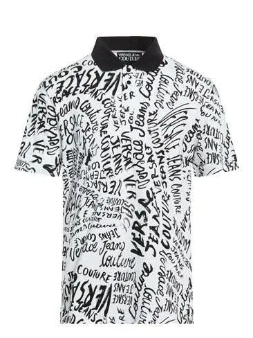 Versace Polo Shirt Size Cotton, Polyester, Polyamide - White
