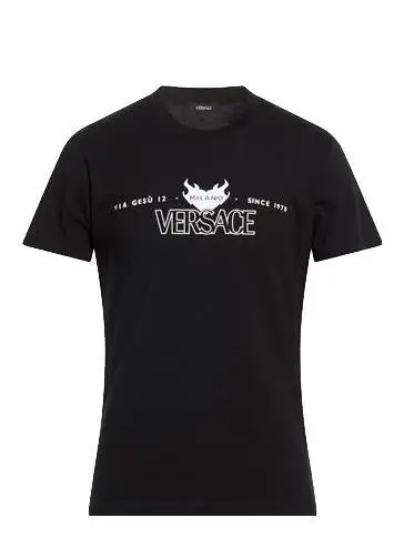 Versace T-shirt Size Cotton - Black