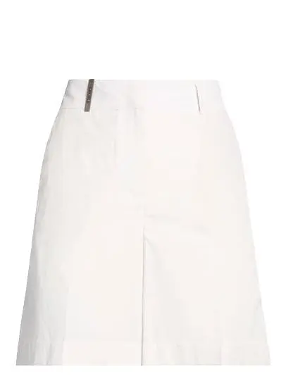 Peserico Woven Bermuda Shorts - Off White