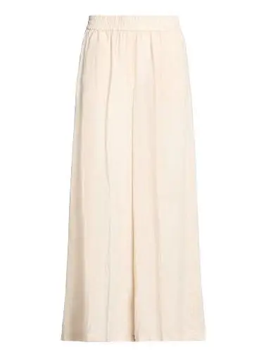 Peserico Wide-leg Linen Pants - Beige