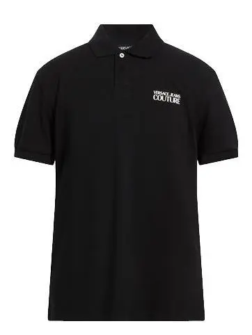 Versace Polo Shirt Size Cotton - Black