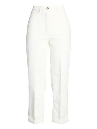 Peserico Easy Cotton-elastane Jeans - Ivory