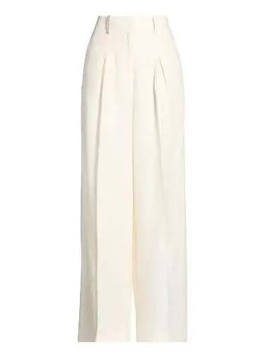 Peserico Wide-leg Linen Pants - White