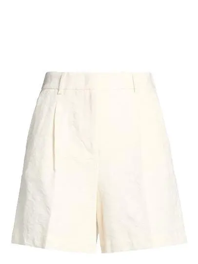 Peserico Jacquard Bermuda Shorts - Beige