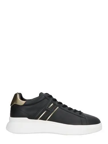 Hogan Leather Low-top Sneakers - Black