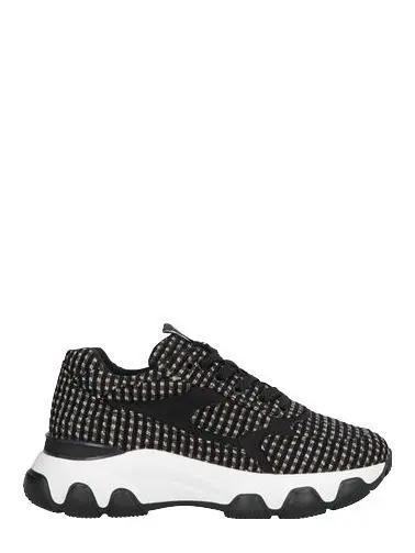 Hogan Textile Fiber Sneakers - Black
