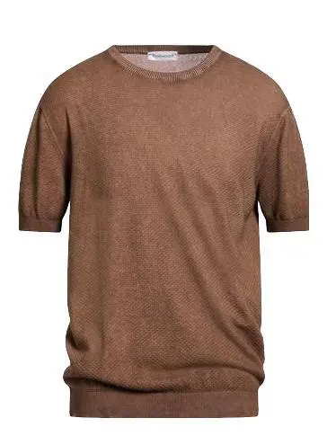 BELLWOOD Cotton Knit Sweater - Brown