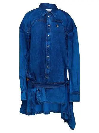 VIVIENNE WESTWOOD Mini Shirt Dress - Blue