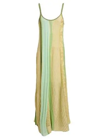 ROBERTO COLLINA Midi Flared Dress - Green