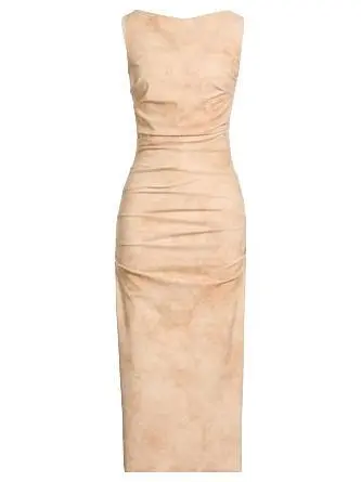 Chiara Boni La Petite Robe Bodycon Midi Dress - Beige