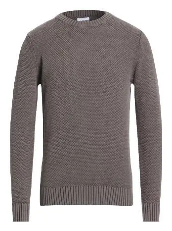 BERNA Cotton Knit Sweater - Grey