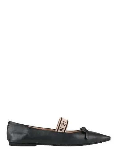 N°21 Ballet Flats - Black