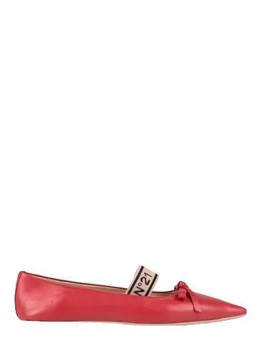 N°21 Ballet Flats - Red
