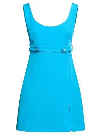 CHIARA FERRAGNI Mini Flared Sleeveless Dress - Blue