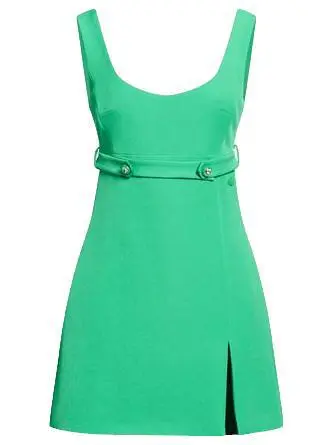 CHIARA FERRAGNI Mini Flared Sleeveless Dress - Green