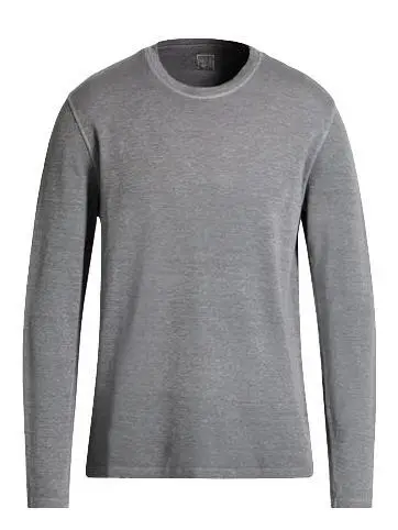 120% Lino Linen Knit Crewneck - Grey