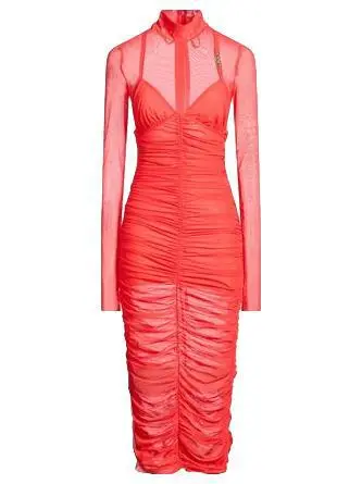 Versace Midi Bodycon Dress - Orange