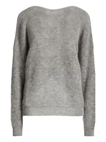 MANILA GRACE Knitted Sweater - Grey