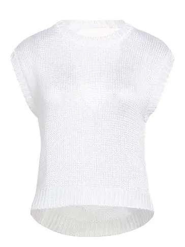 Peserico Sleeveless Viscose Top - Off White