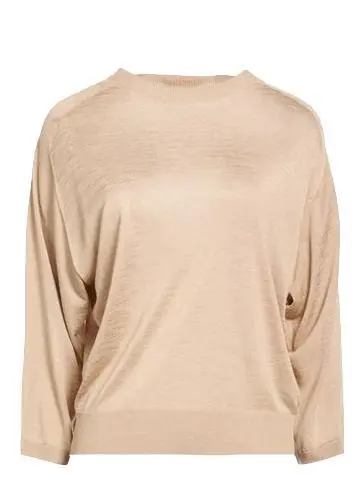 Peserico Knitted Crewneck Sweater - Beige