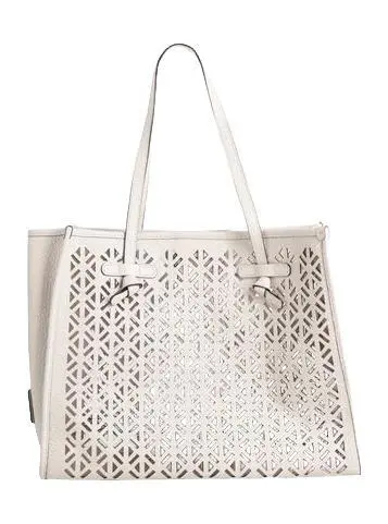 GIANNI CHIARINI Marcella Club Leather Handbag - Off White