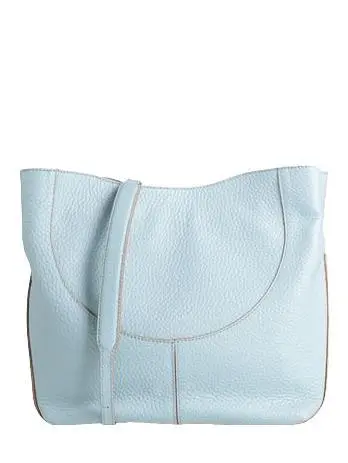 GIANNI CHIARINI Cross-body Bag With Leather Top Handle - Blue