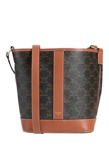 Celine Cross-body Bucket Bag - Brown