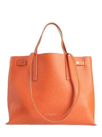 GIANNI CHIARINI Leather Shopper Bag - Orange