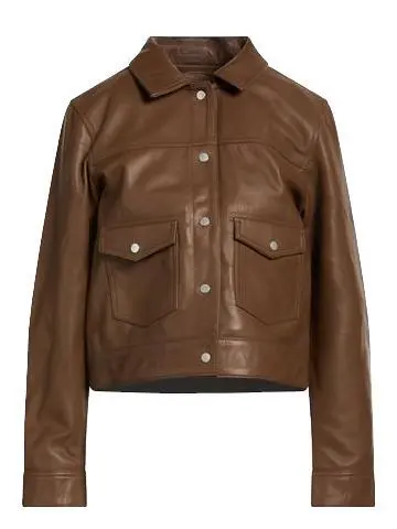Bolongaro Trevor Louisa Sheepskin Jacket - Brown