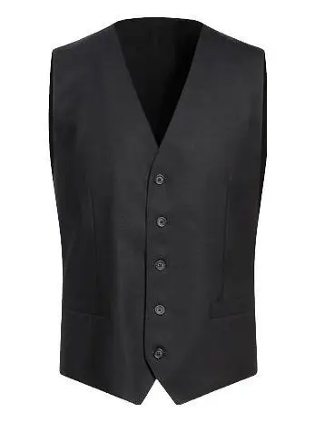 Dolce & Gabbana Tailored Virgin Wool Vest - Charcoal