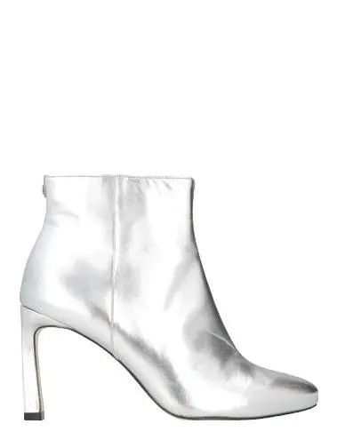 Cosmoparis Leather Ankle Boots - Silver