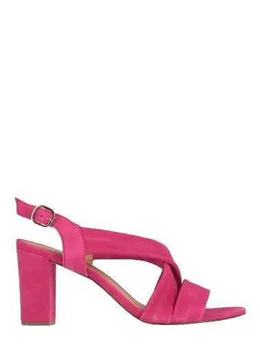 Cosmoparis Suede Slingback Sandals - Pink