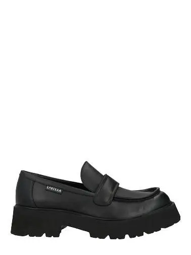 LE SILLA Leather Loafers - Black