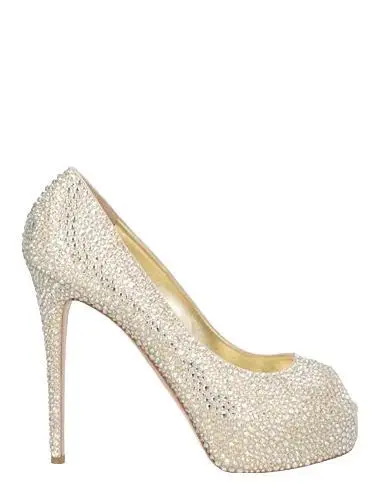 LE SILLA Leather Open-toe Stiletto Pumps - Gold