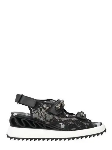 LE SILLA Sandals With Wedge Heel - Black