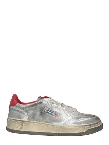 AUTRY Leather Low-top Sneakers - Silver