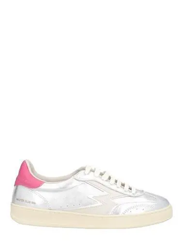 MOACONCEPT Leather Low-top Sneakers - Silver
