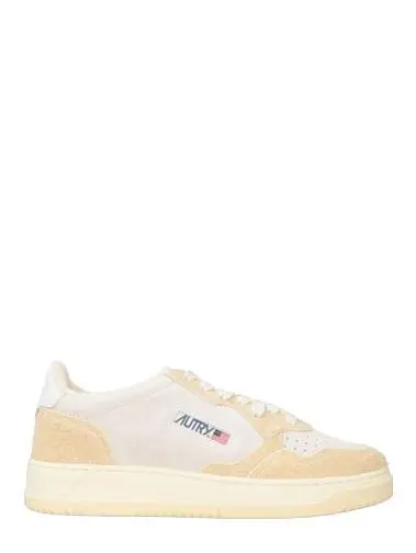 AUTRY Low-top Leather Sneakers - Beige