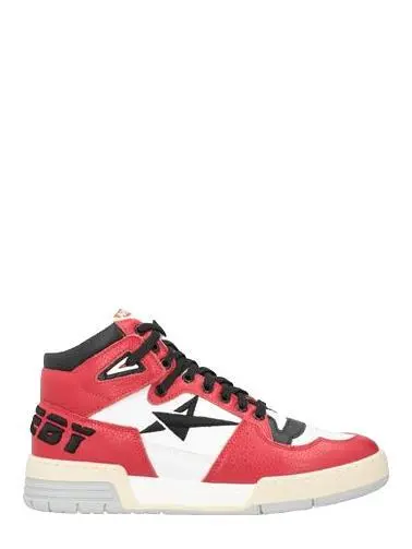 ANIYE BY Pebbled Leather High-top Sneakers - Red