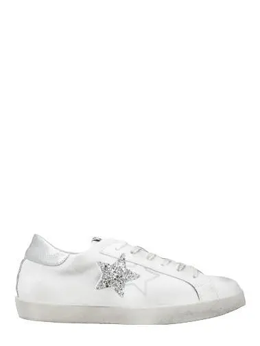 2STAR Leather Low-top Sneakers - White